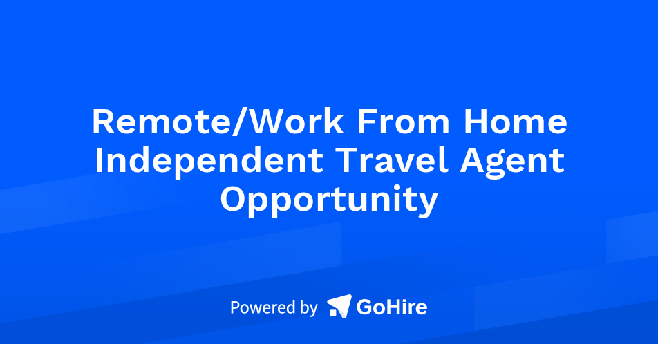 Remote/Work From Home Independent Travel Agent Opportunity at Andiland ...
