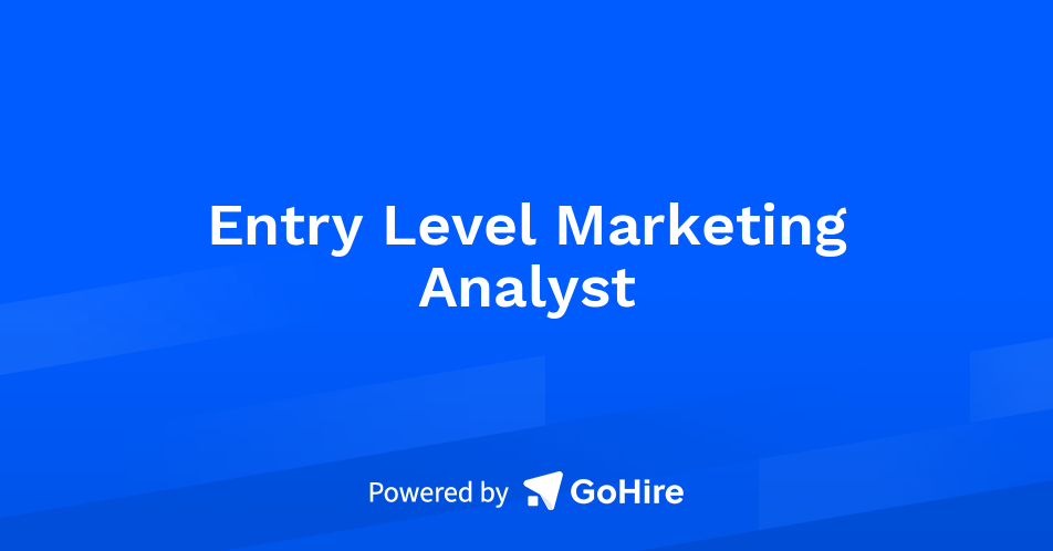 Entry Level Marketing Analyst at Curemed Health | Jobs at Curemed Health