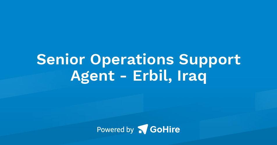 Senior Operations Support Agent - Erbil, Iraq at dnata MEA ...
