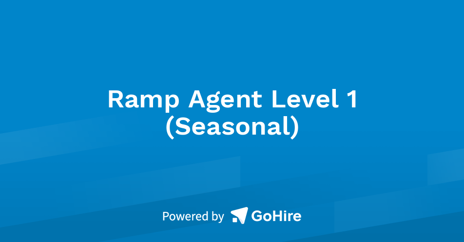 Ramp Agent Level 1 (Seasonal) at dnata MEA - International Airports ...