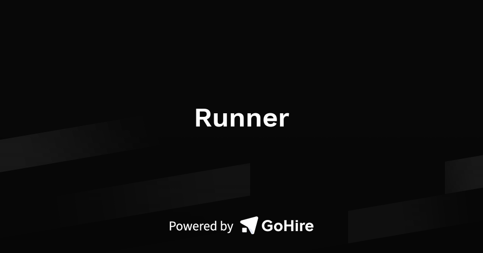 Runner at Intermission Film | Jobs at Intermission Film