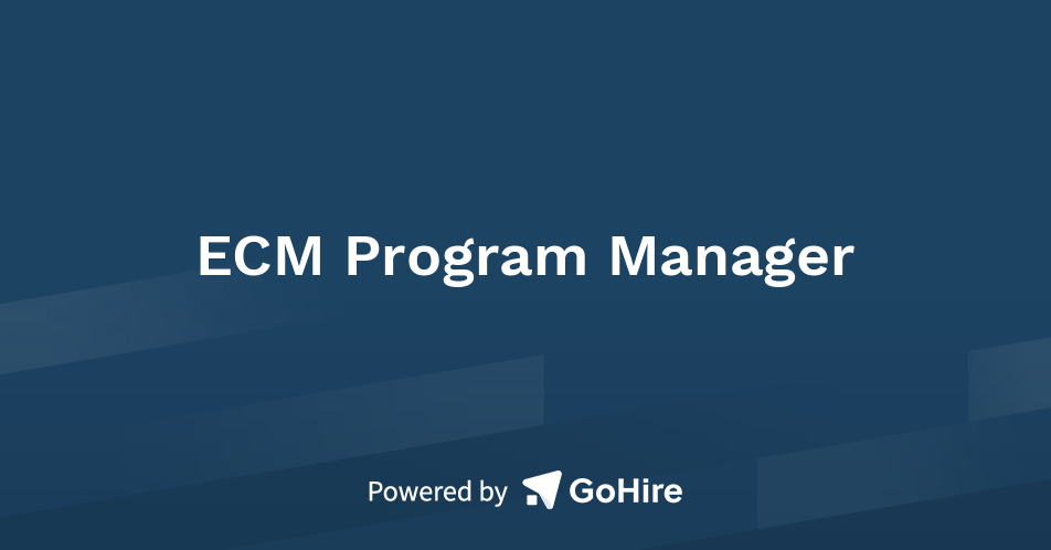 ECM Program Manager at Pacific Health Group | Jobs at Pacific Health Group