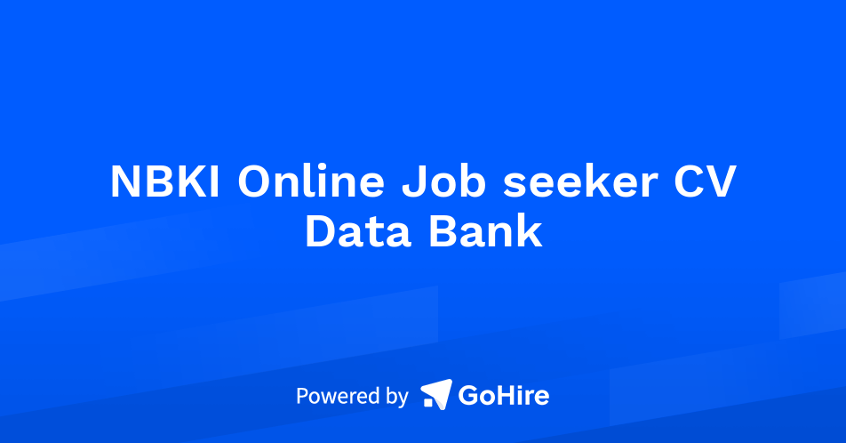 NBKI Online Job seeker CV Data Bank at National Bank of Kuwait (Int'l ...