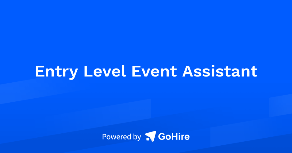 Entry Level Event Assistant at MSI Inc. | Jobs at MSI Inc.