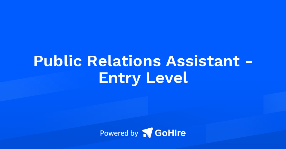 Public Relations Assistant - Entry Level at MSI | Jobs at MSI