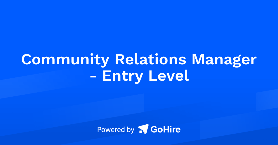 Community Relations Manager - Entry Level at MSI Inc. | Jobs at MSI Inc.