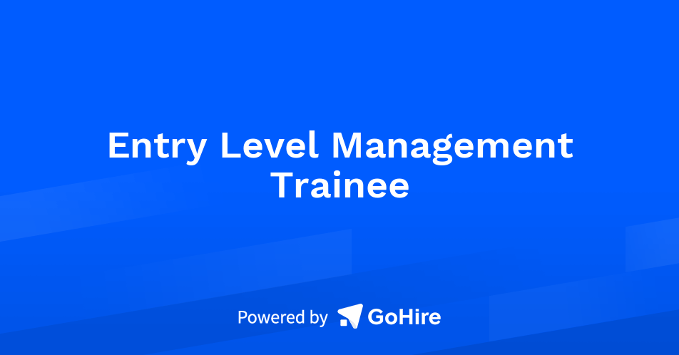 Entry Level Management Trainee at MSI Inc. | Jobs at MSI Inc.