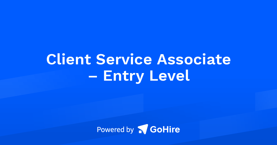 Client Service Associate – Entry Level at MSI Inc. | Jobs at MSI Inc.