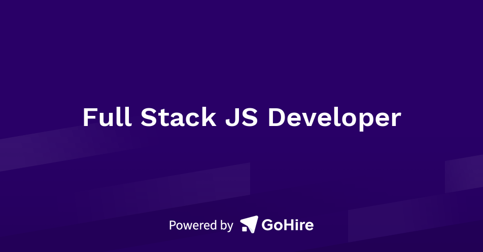 Full Stack JS Developer at Finanshels | Jobs at Finanshels