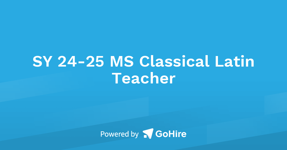 SY 24-25 MS Classical Latin Teacher at Language Learning Network | Jobs ...