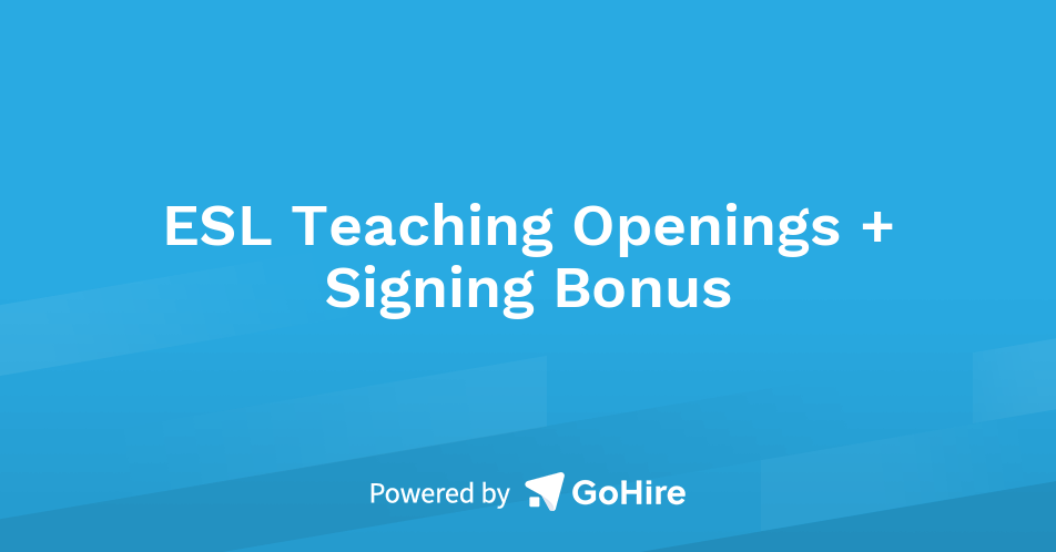 ESL Teaching Openings + Signing Bonus at Language Learning Network ...