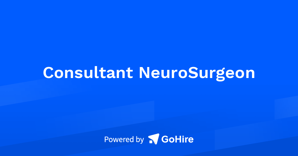 Consultant NeuroSurgeon at Talentspoc | Jobs at Talentspoc