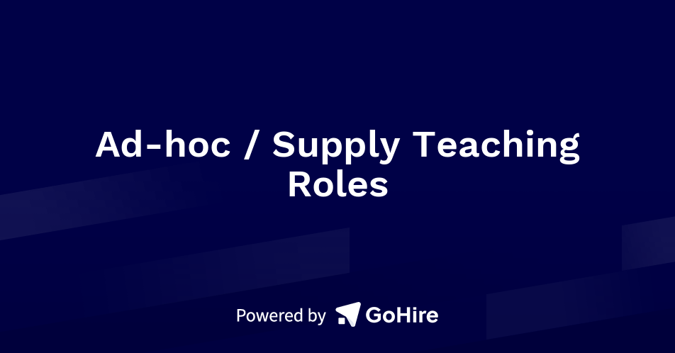 Ad-hoc / Supply Teaching Roles at Long-term Teachers Ltd | Jobs at Long ...