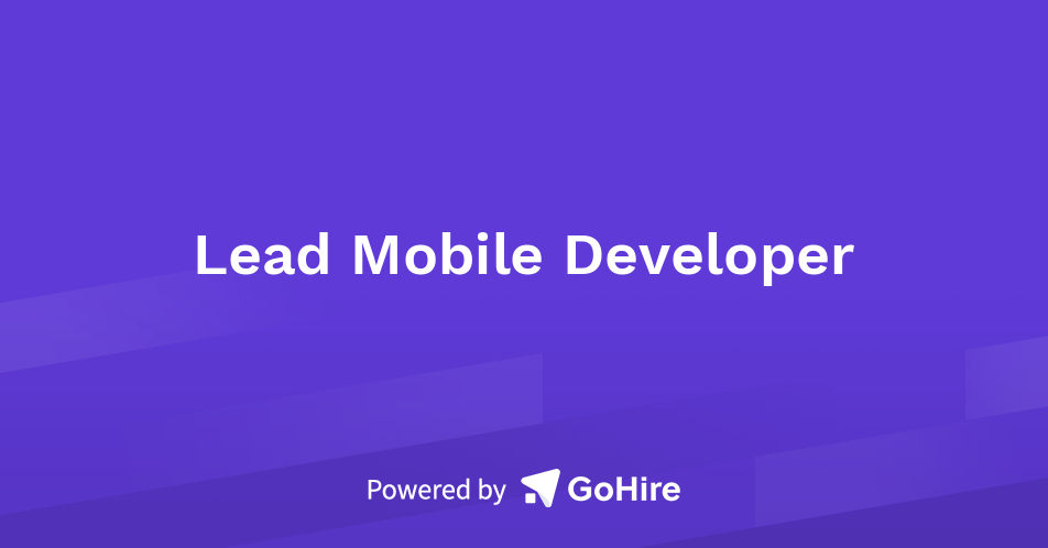 Lead Mobile Developer at Atomise | Jobs at Atomise