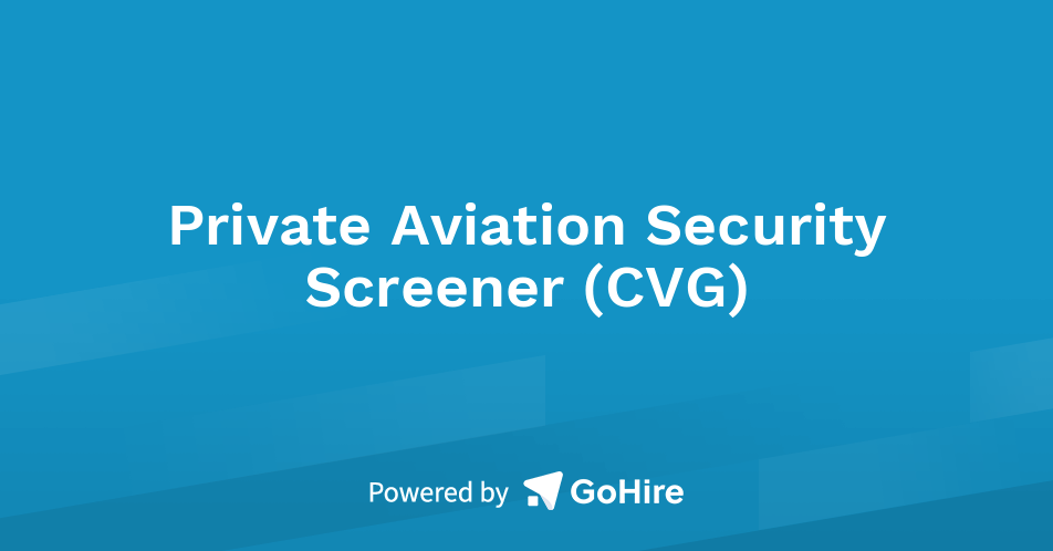 Private Aviation Security Screener (CVG) at Elite Team Logistics | Jobs ...