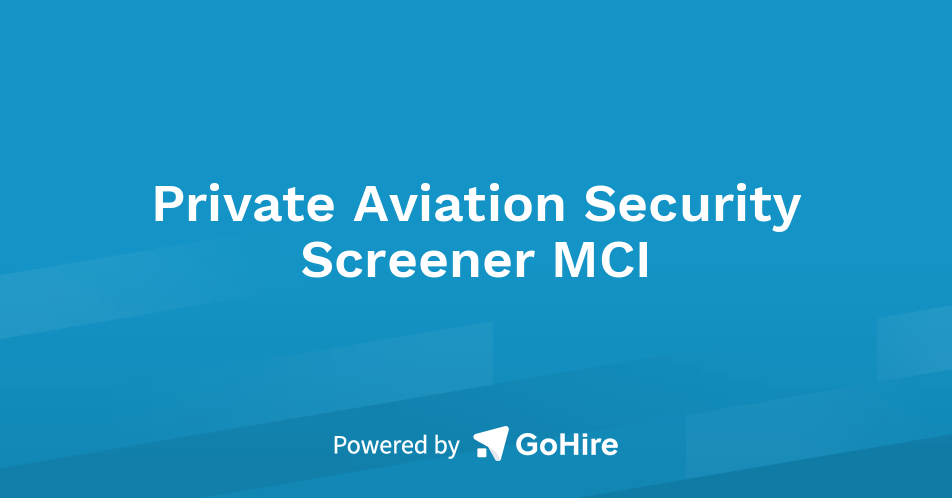 Private Aviation Security Screener MCI at Elite Team Logistics | Jobs at Elite Team Logistics