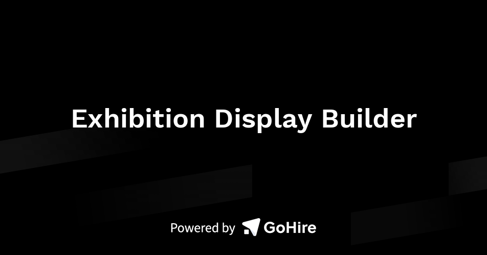 Exhibition Display Builder at Tecna UK | Jobs at Tecna UK