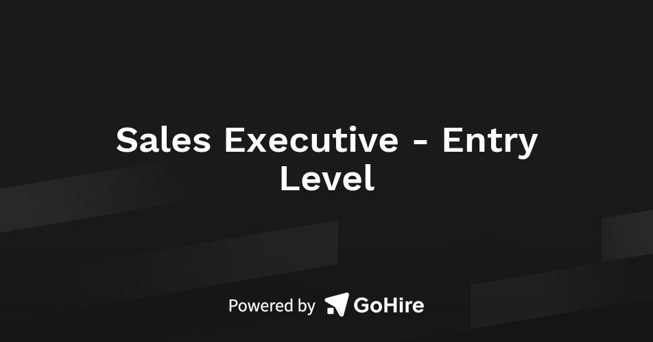 Sales Executive - Entry Level at 0.0 Associates LTD | Jobs at 0.0 ...