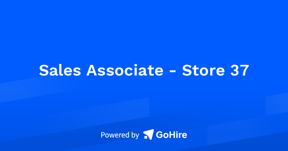 Sales Associate - Store 37 at Abby Road | Jobs at Abby Road