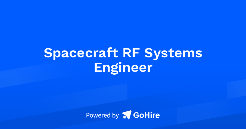 Spacecraft RF Systems Engineer at PierSight | Jobs at PierSight