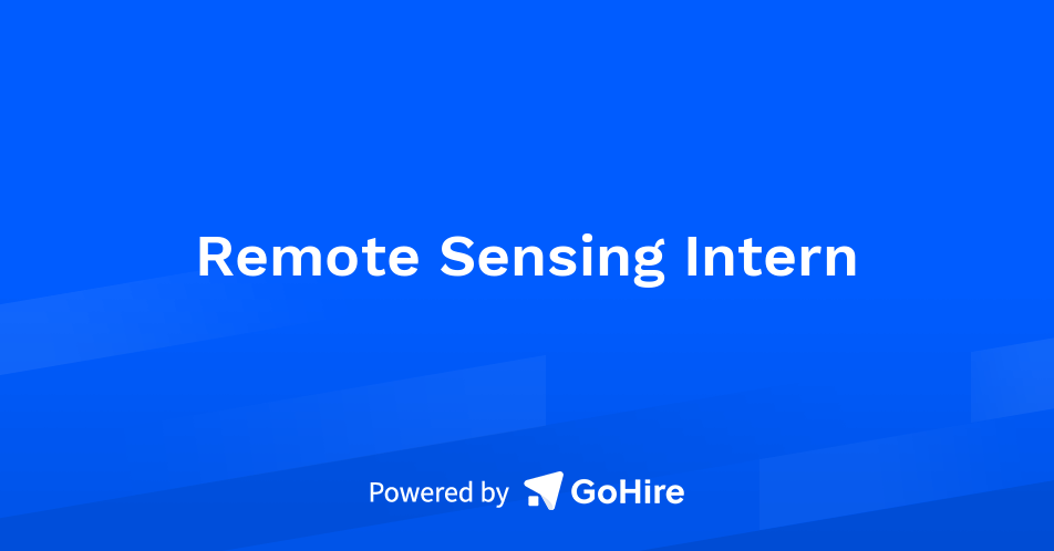 Remote Sensing Intern at PierSight | Jobs at PierSight