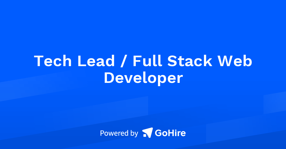 Tech Lead / Full Stack Web Developer at PierSight | Jobs at PierSight