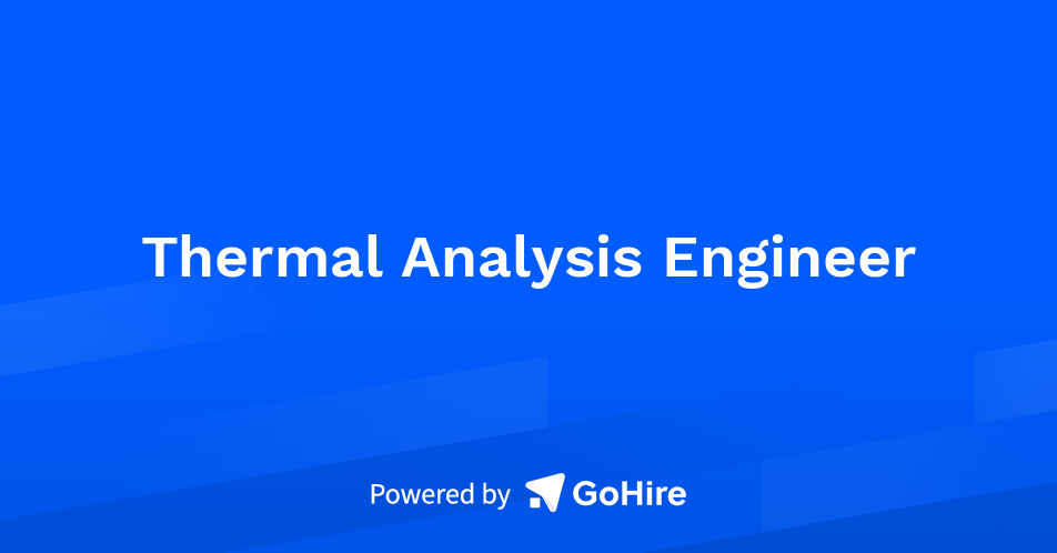 Thermal Analysis Engineer at PierSight | Jobs at PierSight