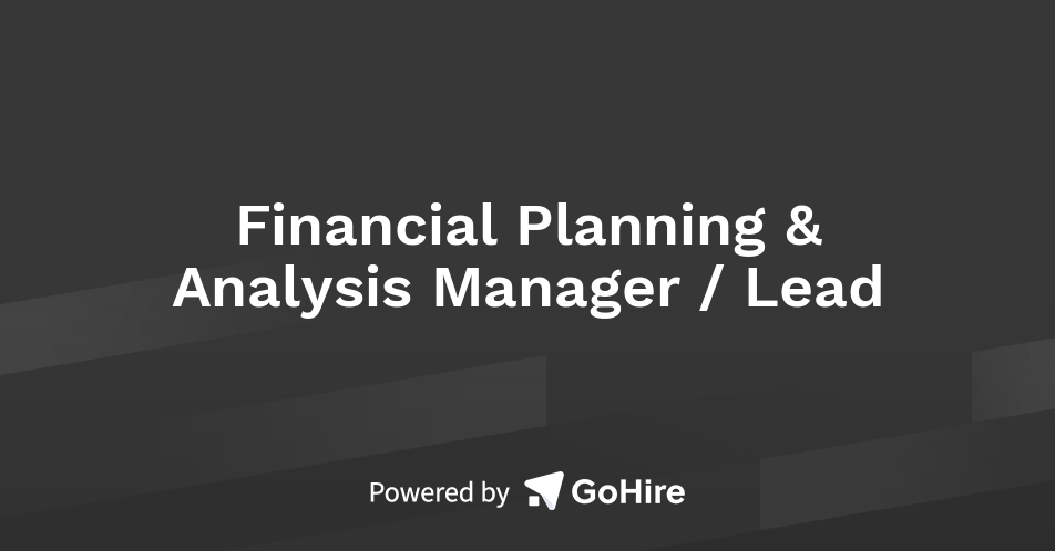 Financial Planning & Analysis Manager / Lead at ThisThat | Jobs at ThisThat