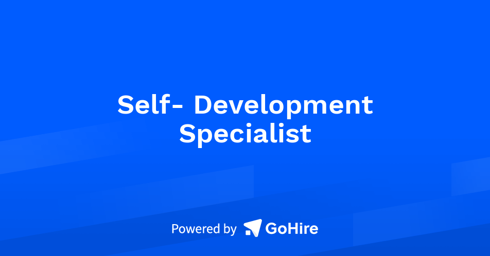 Self- Development Specialist at Time To Shine | Jobs at Time To Shine