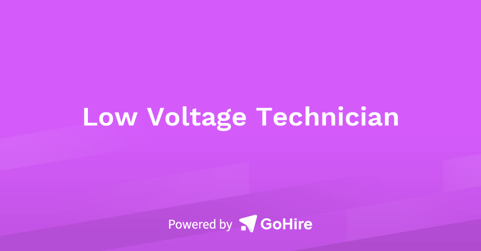 Low Voltage Technician at Illuminated Integration | Jobs at Illuminated ...