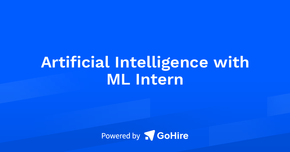 Artificial Intelligence with ML Intern at TheNexoraGroup | Jobs at ...