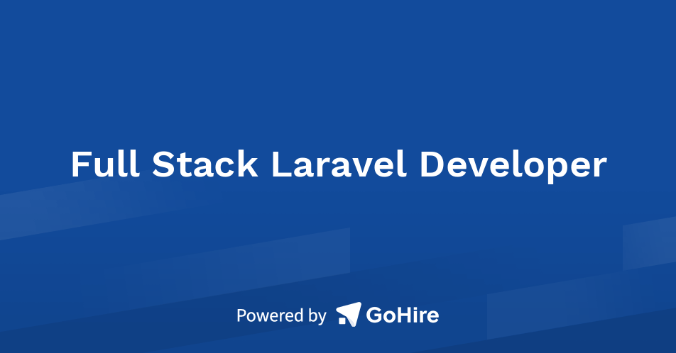 Full Stack Laravel Developer at Toolyt | Jobs at Toolyt