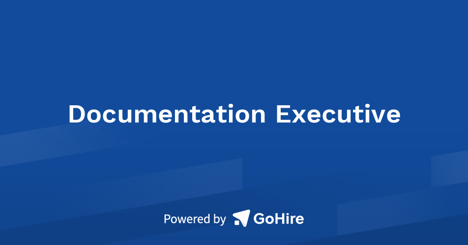 Documentation Executive at Toolyt | Jobs at Toolyt