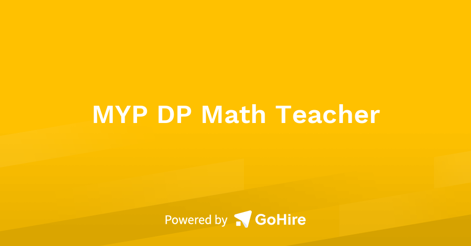 MYP DP Math Teacher at Bloomingdale International School | Jobs at ...