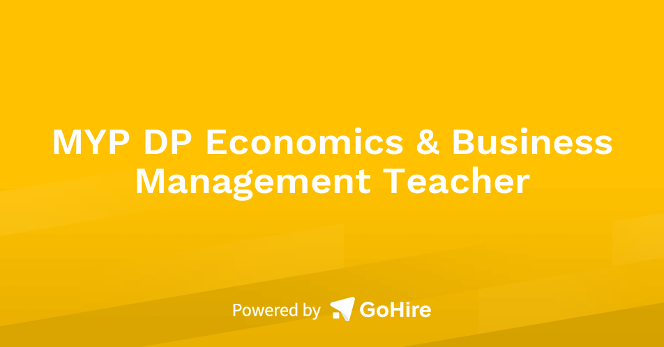 MYP DP Economics & Business Management Teacher at Bloomingdale ...