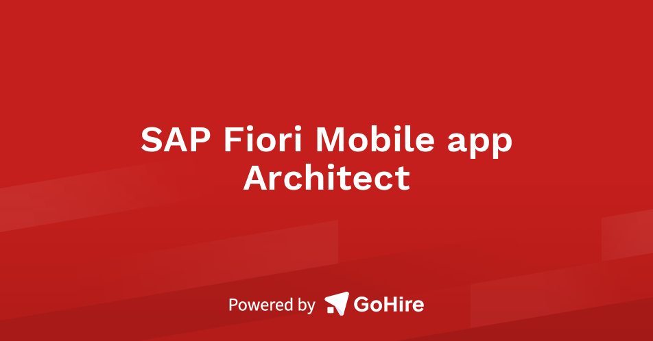 SAP Fiori Mobile app Architect at Compunet Connections | Jobs at ...