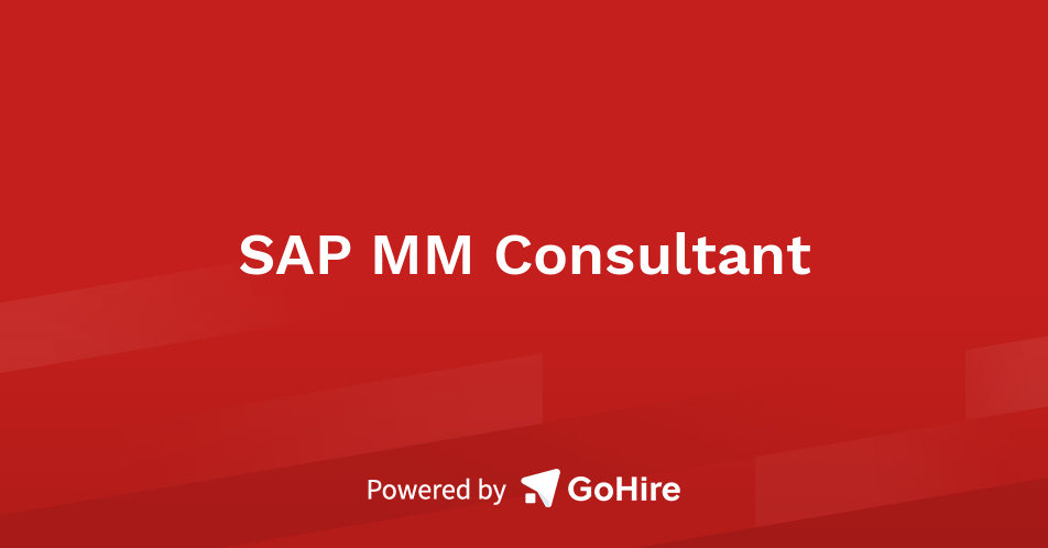 SAP MM Consultant at Compunet Connections | Jobs at Compunet Connections