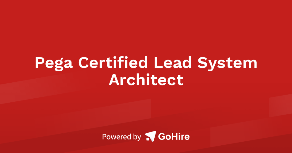 Pega Certified Lead System Architect at Compunet Connections | Jobs at ...