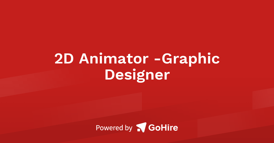 2D Animator -Graphic Designer at Compunet Connections | Jobs at ...