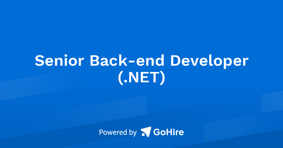 Senior Back-end Developer (.NET) at Curenta | Jobs at Curenta