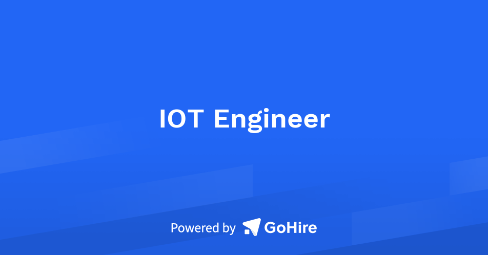 IOT Engineer at Proziod Analytics | Jobs at Proziod Analytics