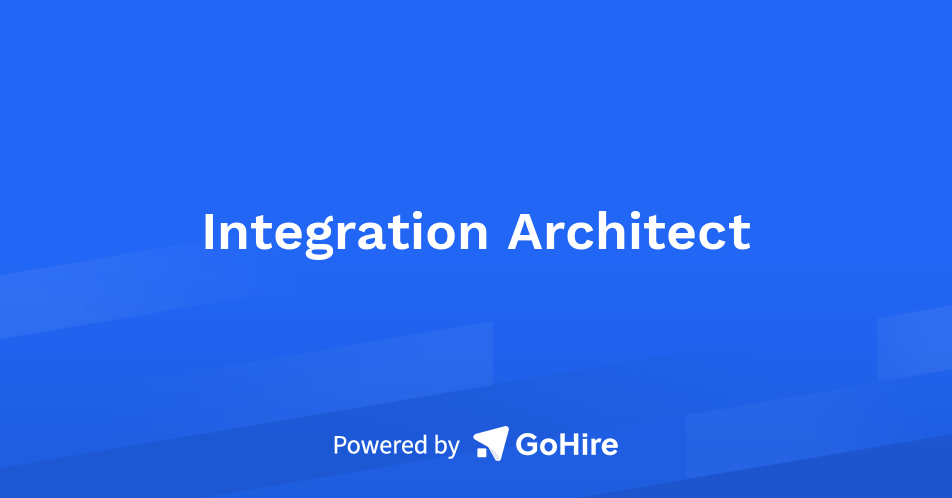 Integration Architect at Proziod Analytics | Jobs at Proziod Analytics