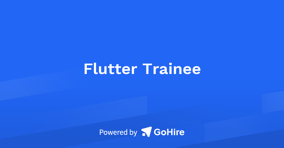Flutter Trainee at Proziod Analytics | Jobs at Proziod Analytics