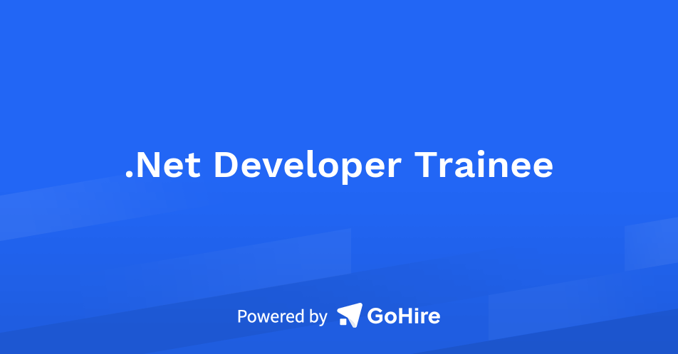 .Net Developer Trainee at Proziod Analytics | Jobs at Proziod Analytics