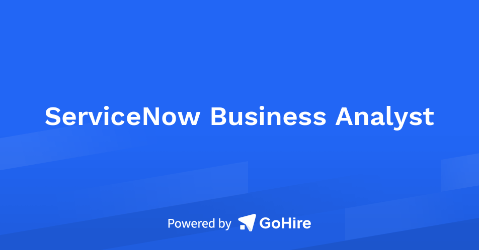 ServiceNow Business Analyst at Proziod Analytics | Jobs at Proziod ...
