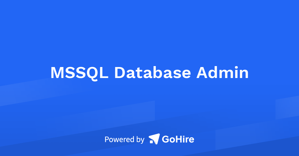 MSSQL Database Admin at Proziod Analytics | Jobs at Proziod Analytics