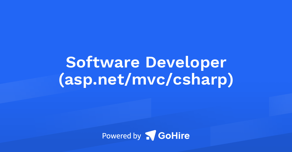 Software Developer (asp.net/mvc/csharp) at Proziod Analytics | Jobs at Proziod Analytics