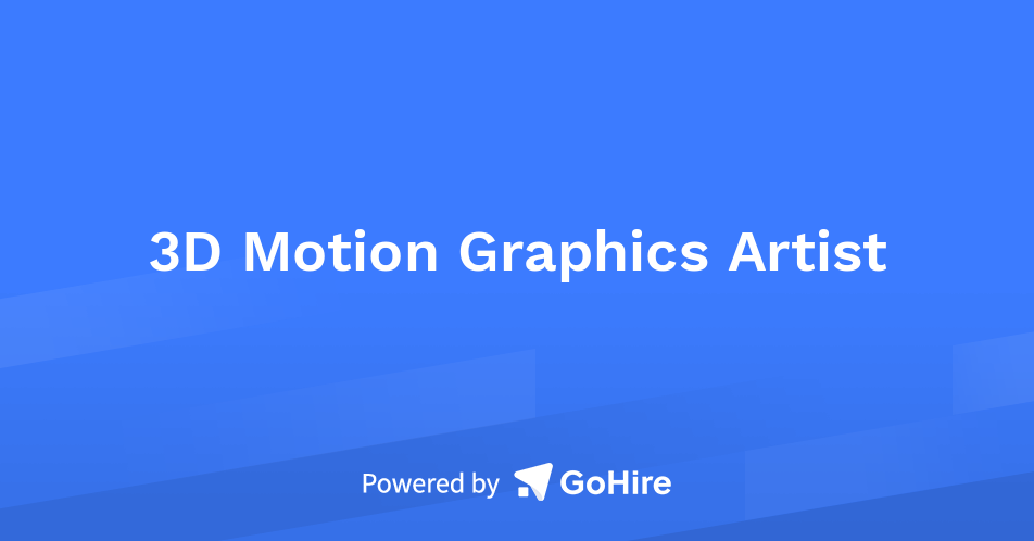 3D Motion Graphics Artist at What a Story | Jobs at What a Story