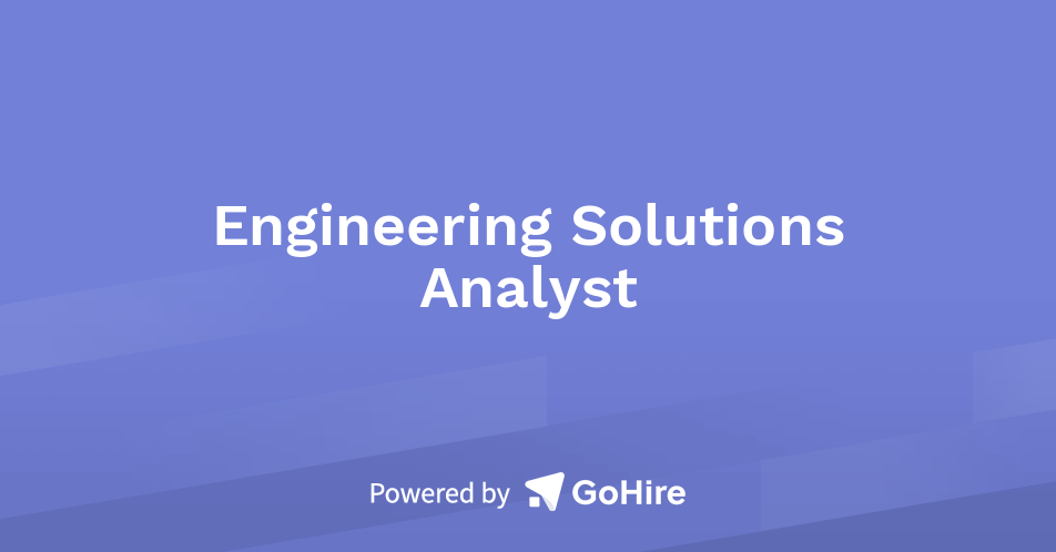 Engineering Solutions Analyst at Edwisely | Jobs at Edwisely
