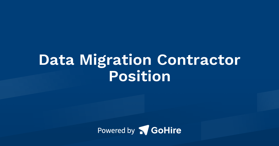 Data Migration Contractor Position at PlotBox | Jobs at PlotBox Data Migration Contractor Position at PlotBox | Jobs at PlotBox